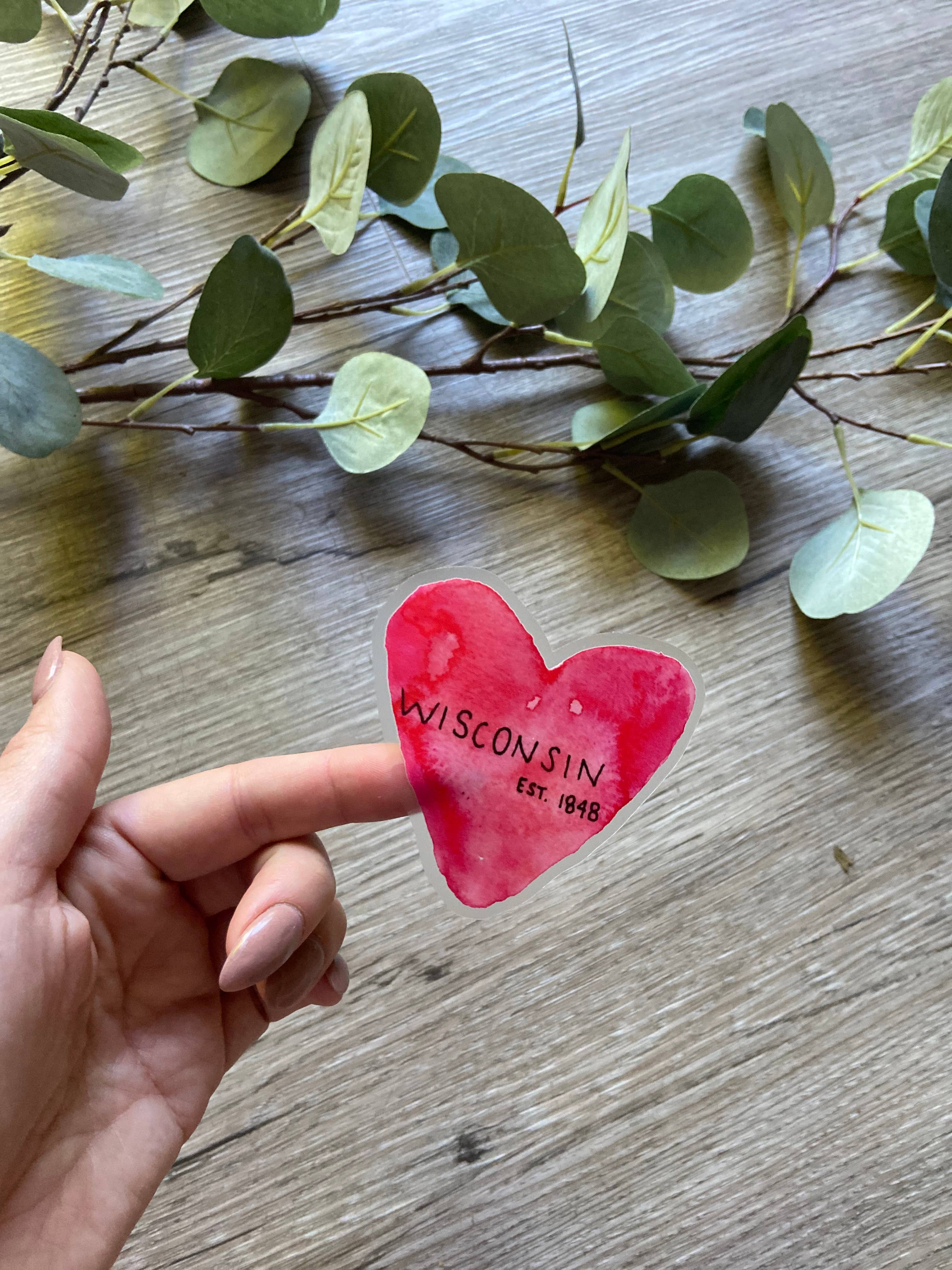 Sticker - WI Heart | LoCo WisCo