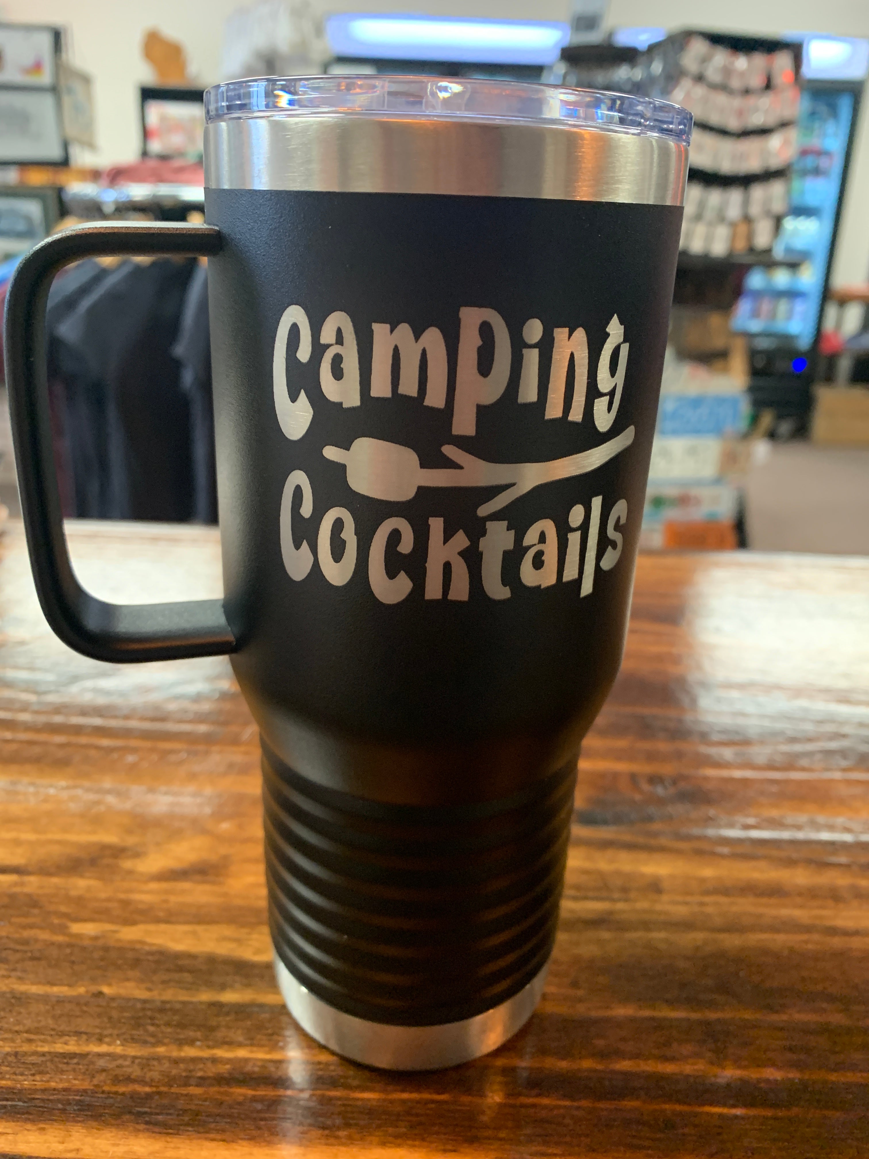 Tumbler - Camping & Cocktails (20oz) | LoCo WisCo