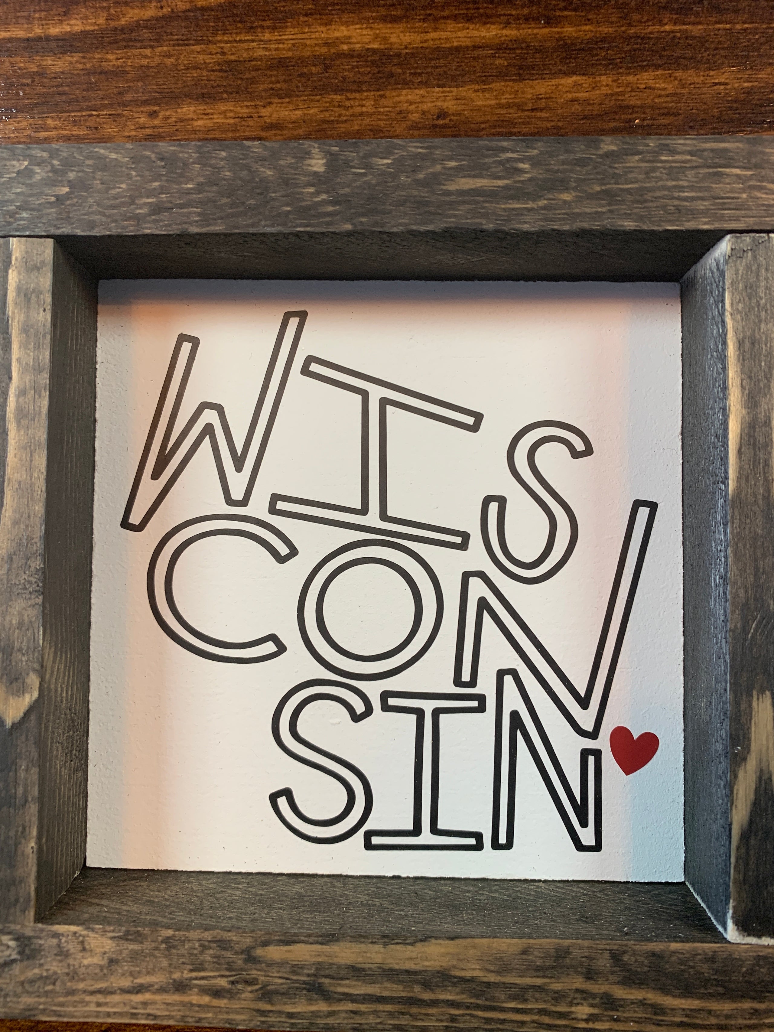 Sign - WI Shape Letters | LoCo WisCo
