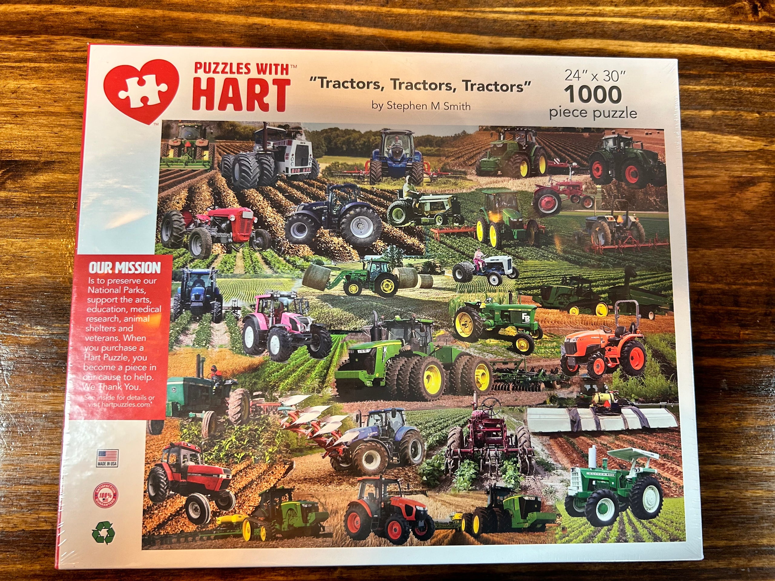 Puzzle - 1000 Piece Tractors, Tractors, Tractors | LoCo WisCo