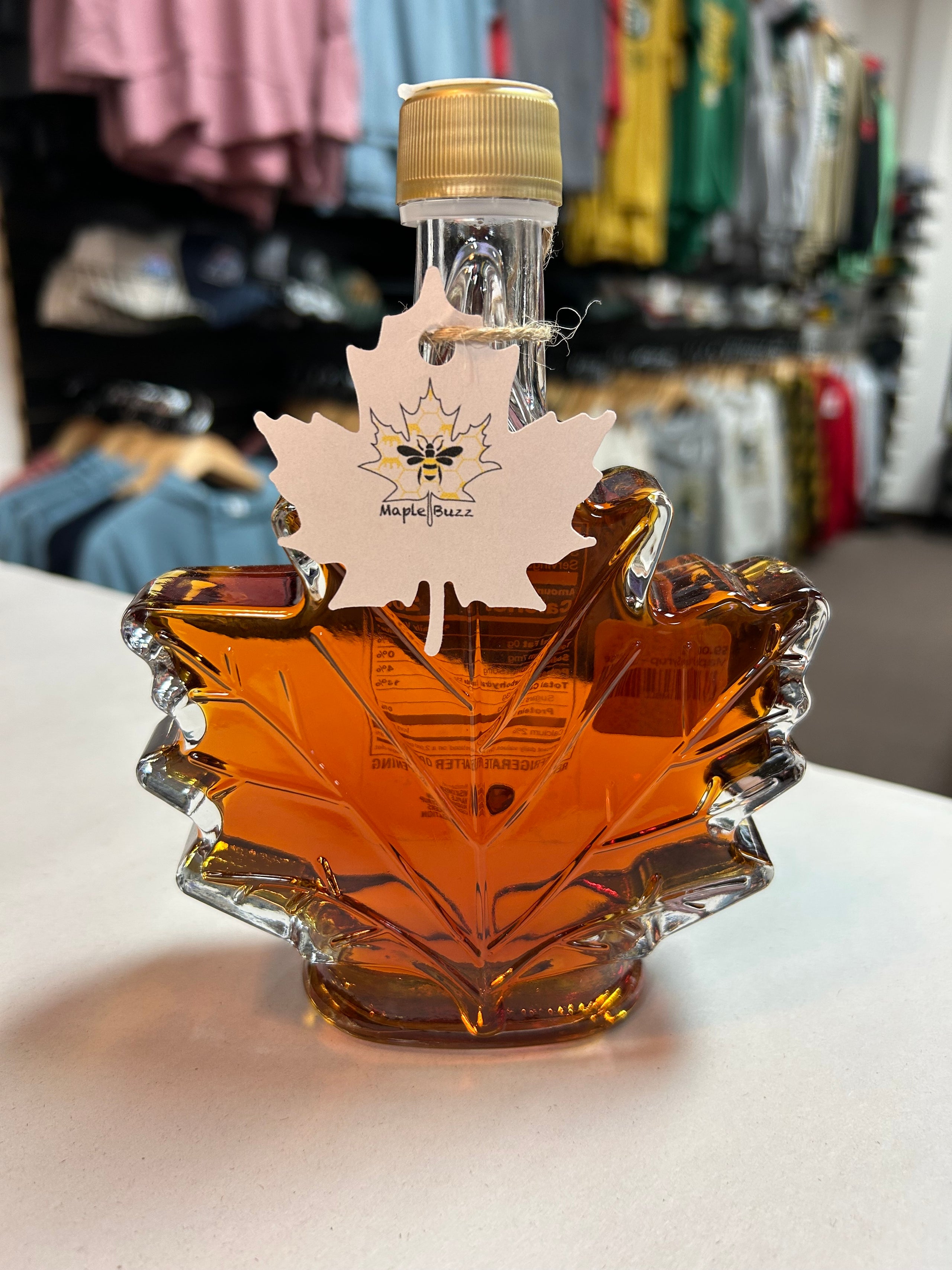 Maple Syrup - Large Glass Leaf | LoCo WisCo