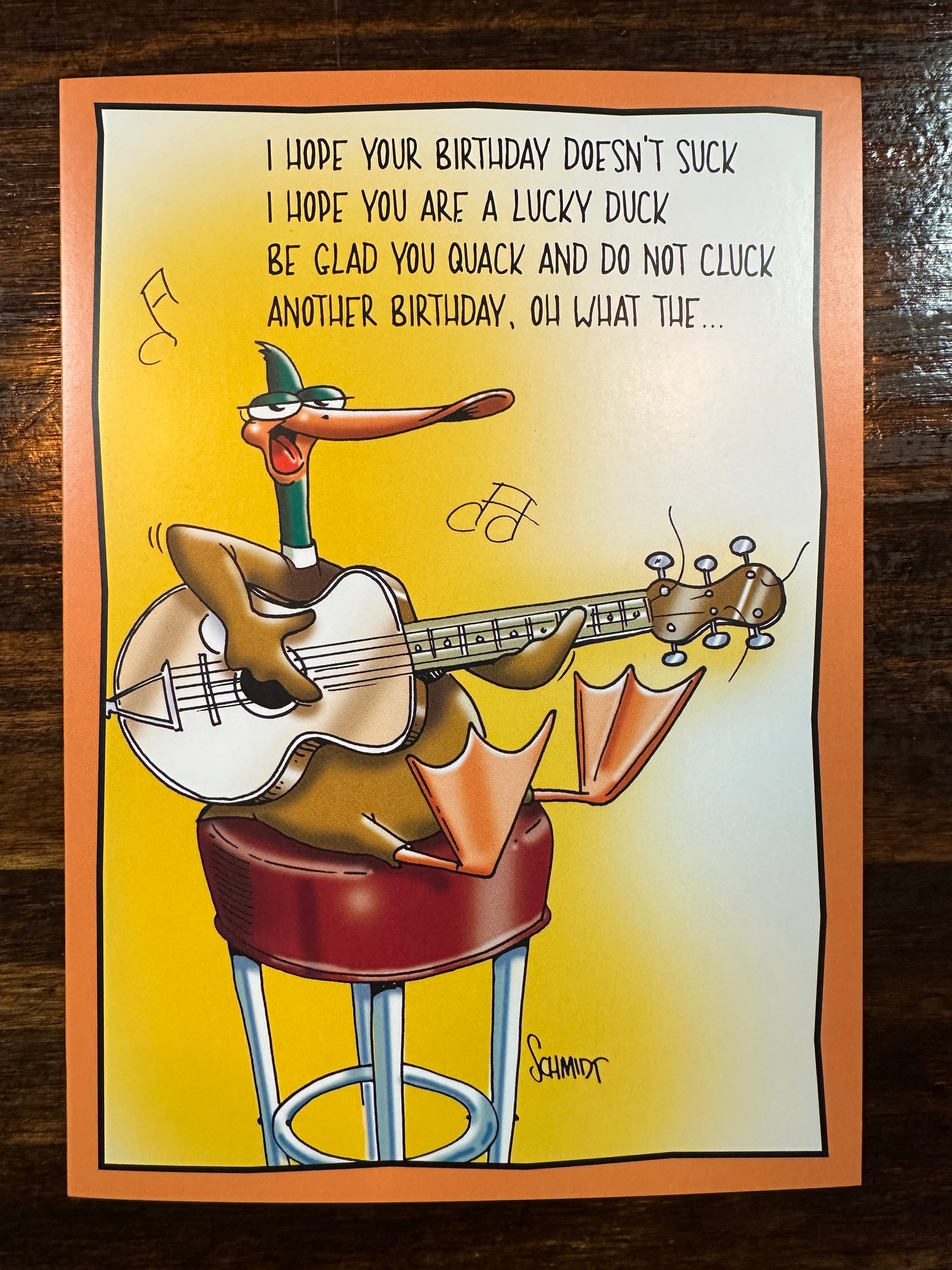 Card - Singing Duck, Hilarious Birthday Card | LoCo WisCo