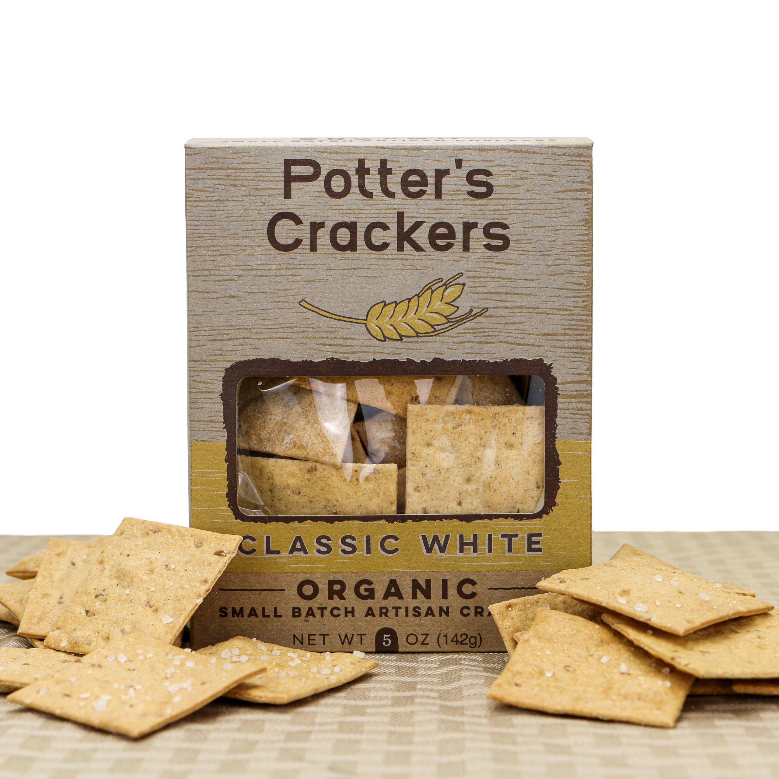 Crackers - Organic Classic White Crackers, 5 oz | LoCo WisCo