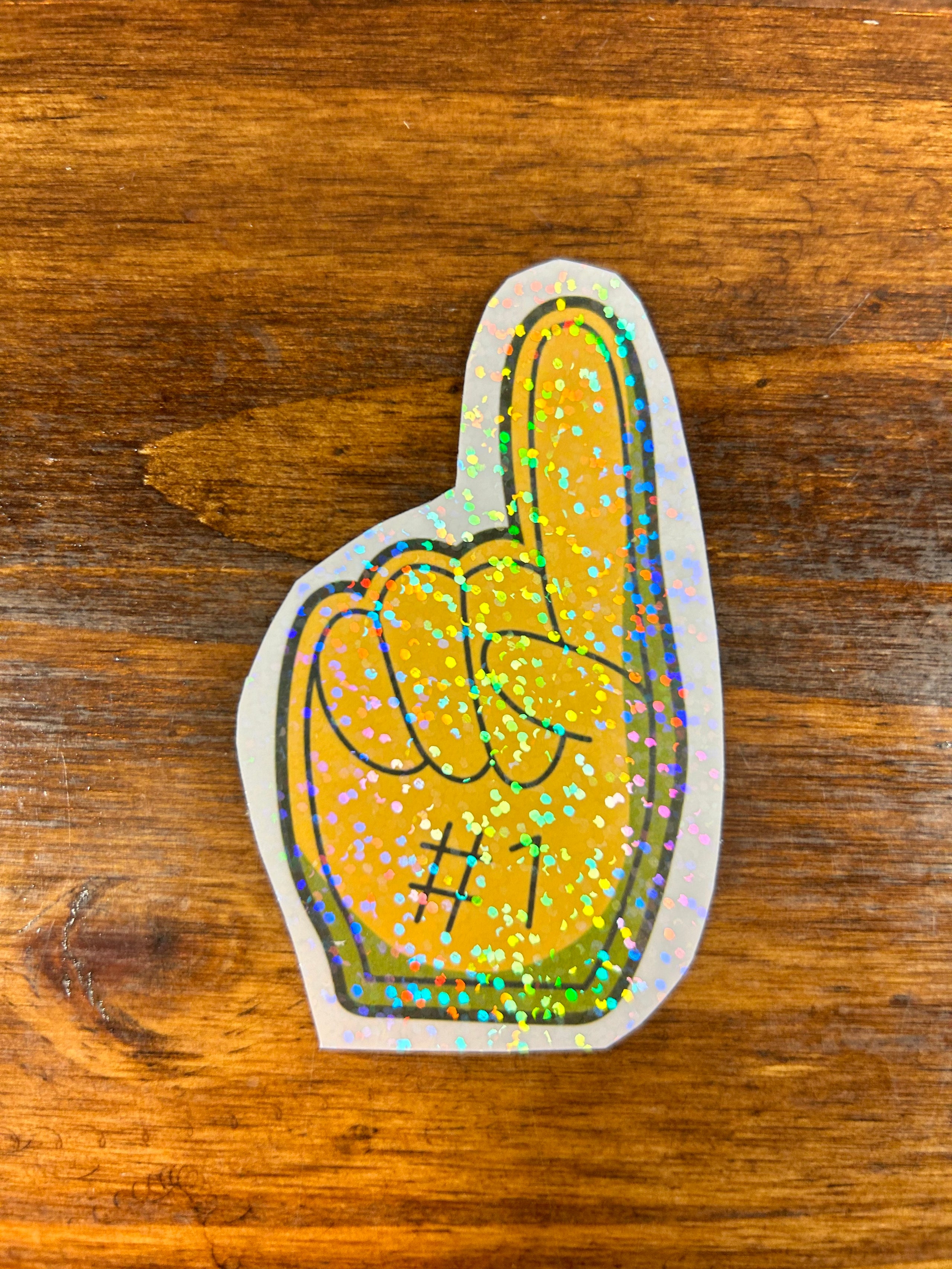 Sticker - # 1, Glitter | LoCo WisCo