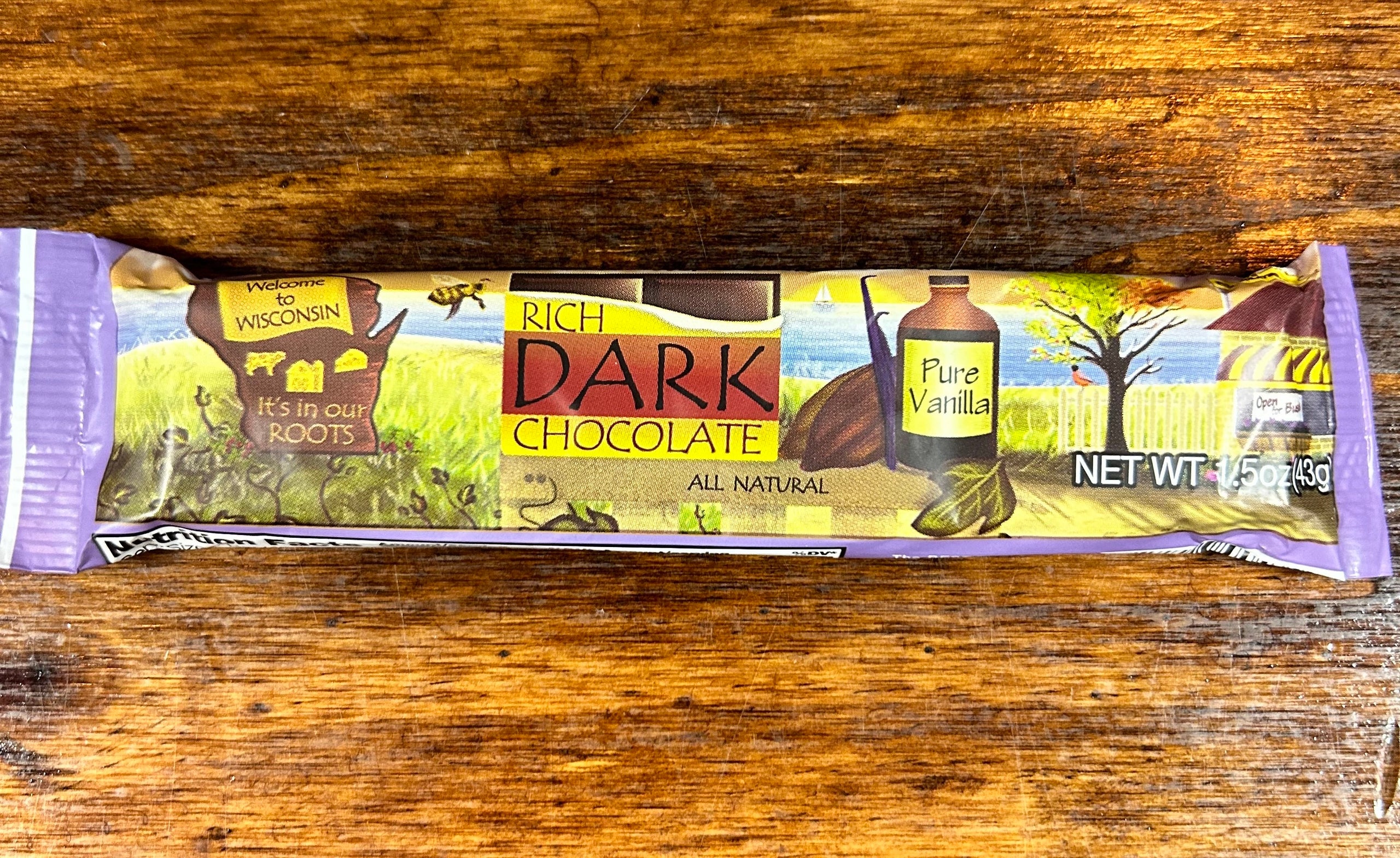 Chocolate Bar - Rich Dark Chocolate | LoCo WisCo