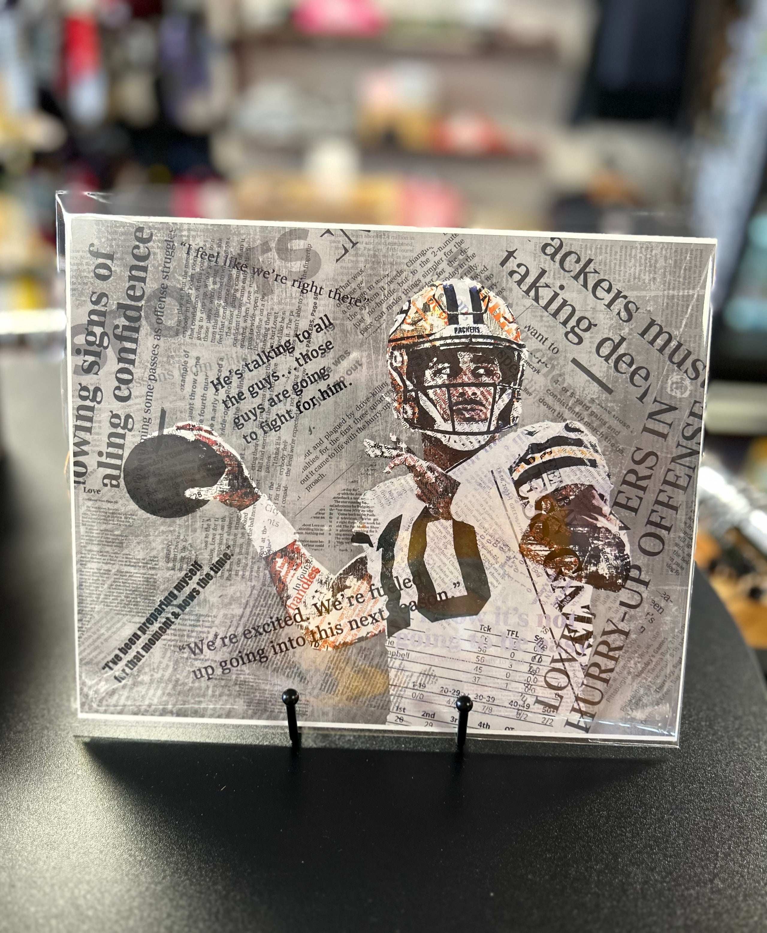 Print - Jordan Love, Version #3 | LoCo WisCo