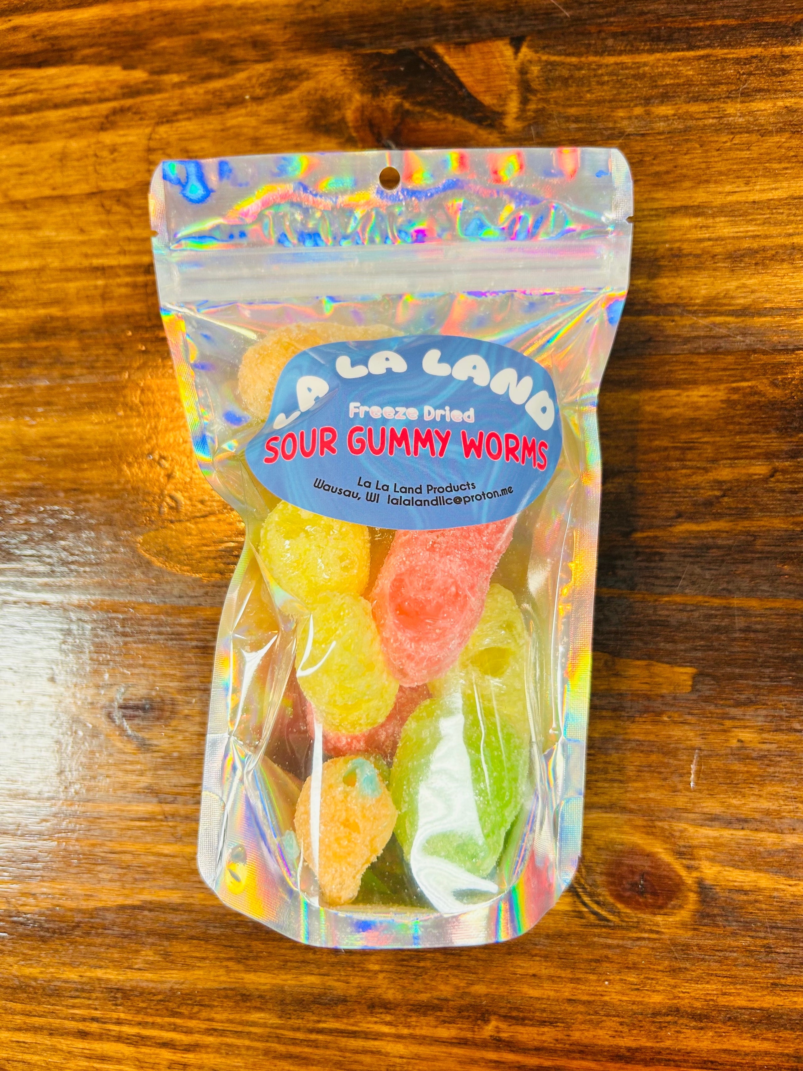 Freeze Dried - Sour Gummy Worms | LoCo WisCo